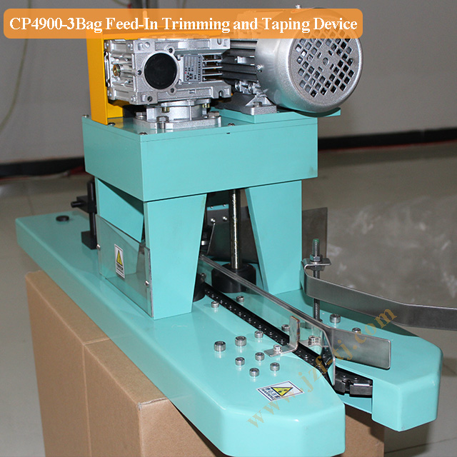 LFS bags convey-trim-infeed-closing unit, bag closing machine